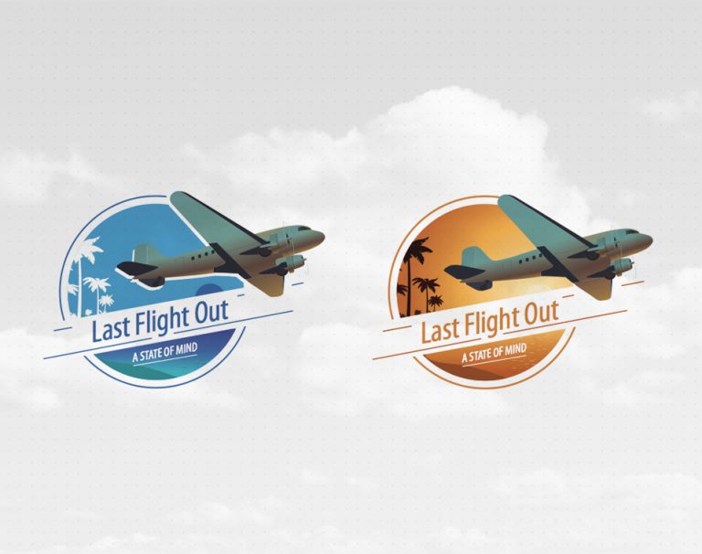 עיצוב לוגו עבור מותג בגדים last flight out. סטודיו רז - עיצוב גרפי ...